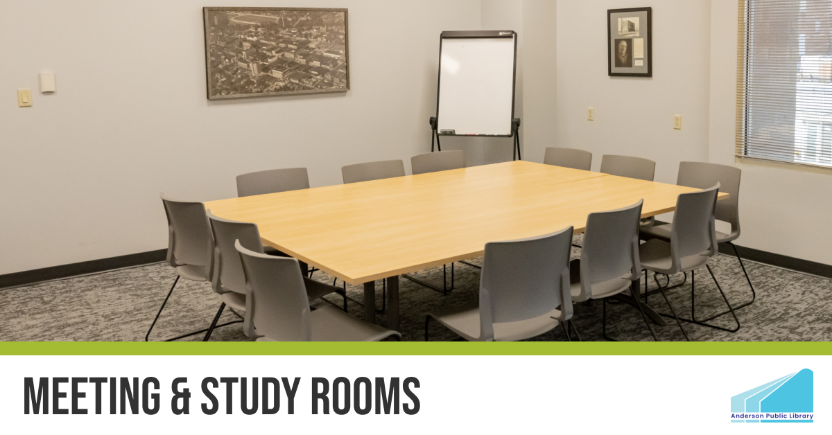 Meeting & Study Rooms | Anderson Public Library